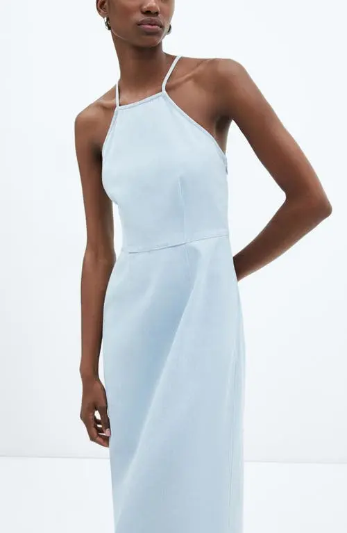 Mango Denim Midi Dress