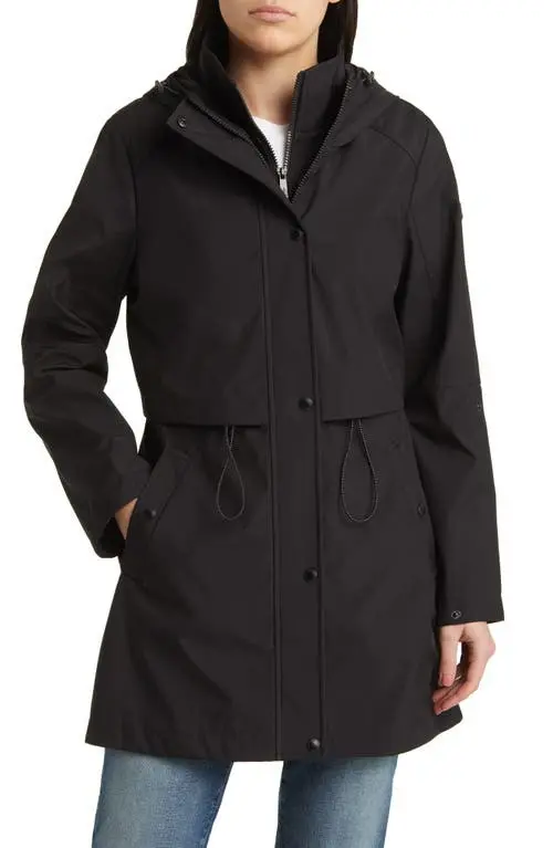 Sam Edelman Hooded Coat - Black