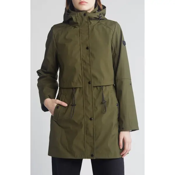 Sam Edelman Hooded Coat - Olive