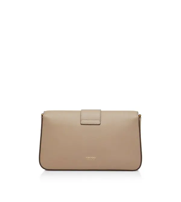 TOM FORD Grain Leather Tf Chain Shoulder Bag
