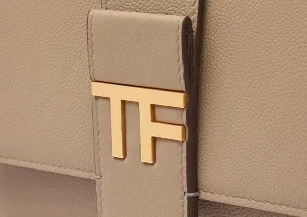 TOM FORD Grain Leather Tf Chain Shoulder Bag
