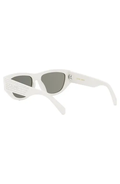 Celine Animation 55mm Gradient Cat Eye Sunglasses CELINE EYEWEAR Animation crystal-embellished cat-eye acetate  main image 3