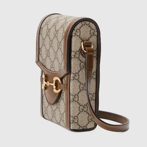 Gucci Horsebit 1955 Mini Bag Gg Canvas