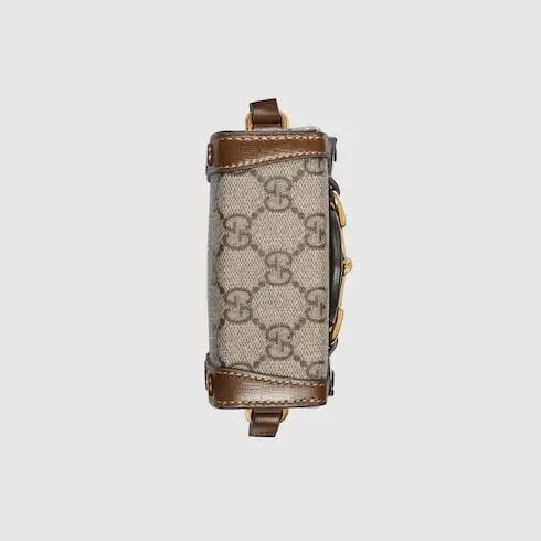 Gucci Horsebit 1955 Mini Bag Gg Canvas