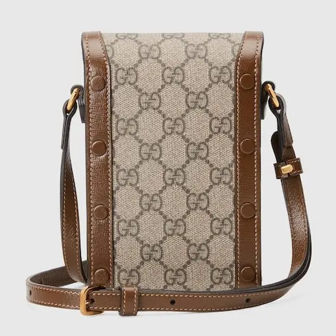 Gucci Horsebit 1955 Mini Bag Gg Canvas