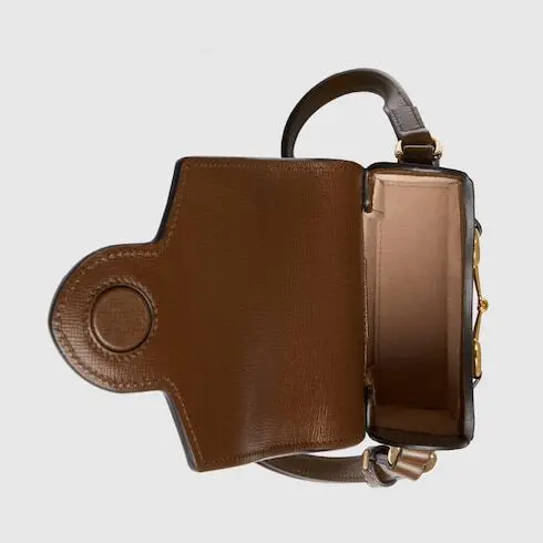 Gucci Horsebit 1955 Mini Bag Gg Canvas