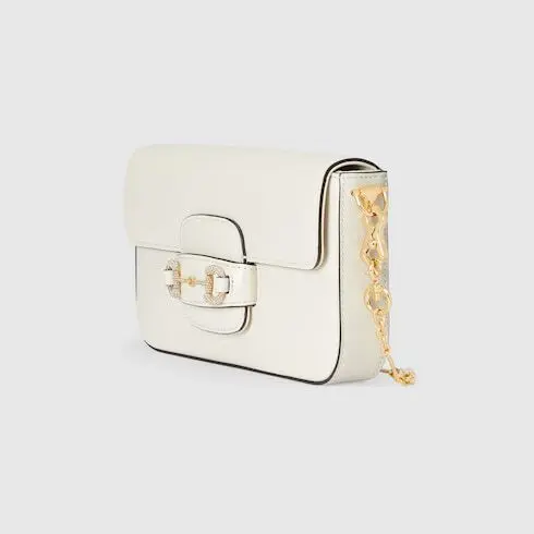 Gucci Horsebit 1955 Mini Bag Gg Canvas
