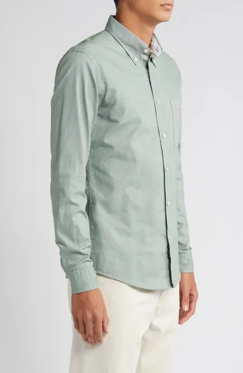 BOSS Roan Solid Button-down Shirt