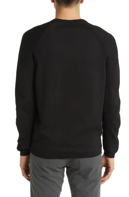BOSS Perform-x Crewneck Sweater - Black
