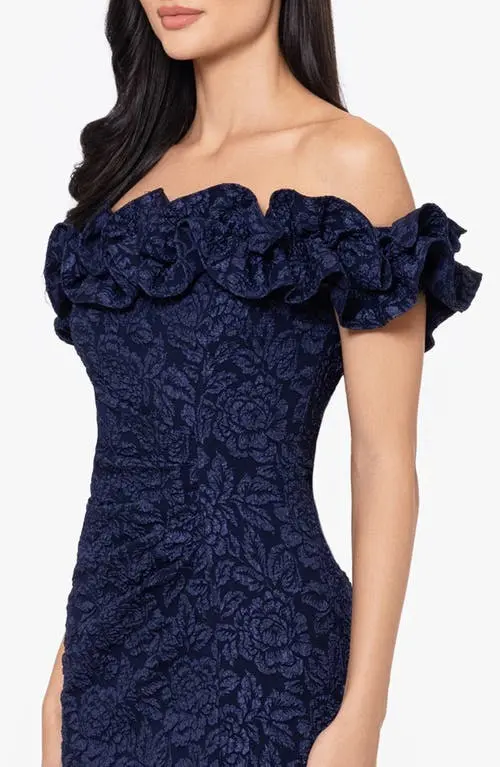 emerald green off the shoulder midi dress Dark Green Ruched Off-The-Shoulder Midi Dress