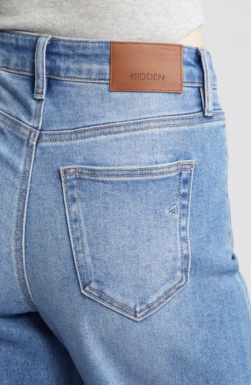 HIDDEN JEANS Patch Pocket Wide-leg Jeans
