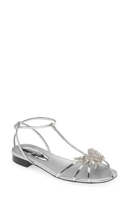 PIFERI Maggio Metallic Flat Sandal