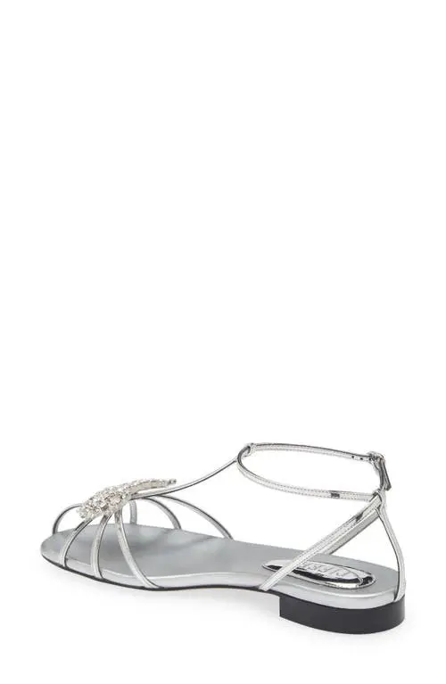 PIFERI Maggio Metallic Flat Sandal
