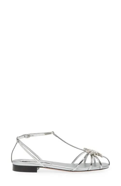 PIFERI Maggio Metallic Flat Sandal