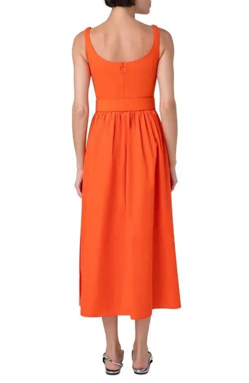 open lace back dress Akris Halter Wool Sheath Dress main image 0