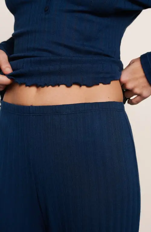 Eberjey Pointelle Rib Pajama Pants