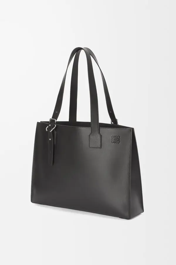 Loewe Buckle Horizontal Tote - Black