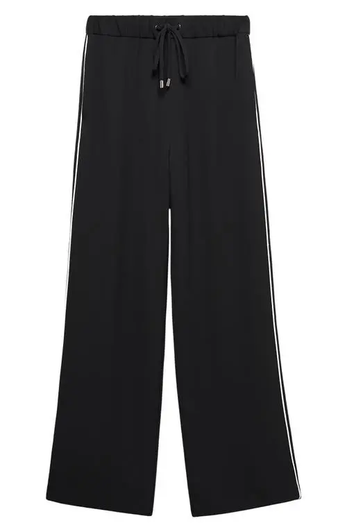 Mango Straight Leg Drawstring Pants