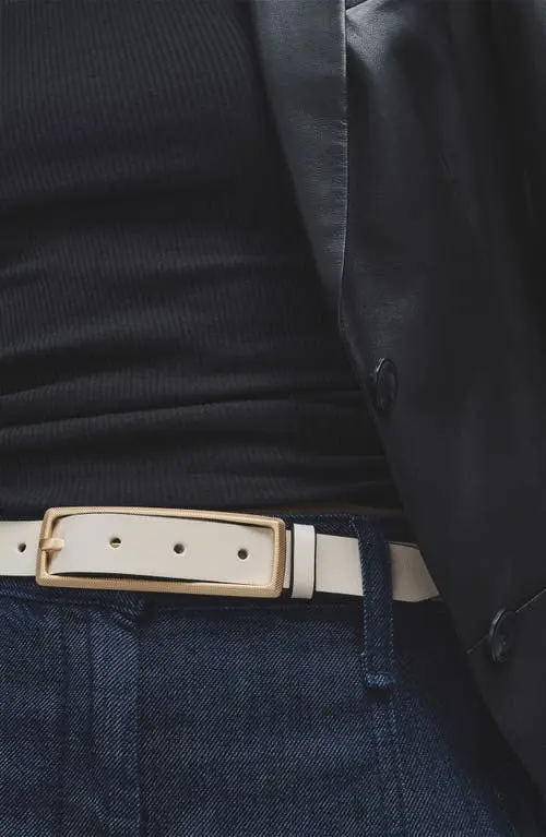 Rag & Bone Rebound Textured Leather Belt