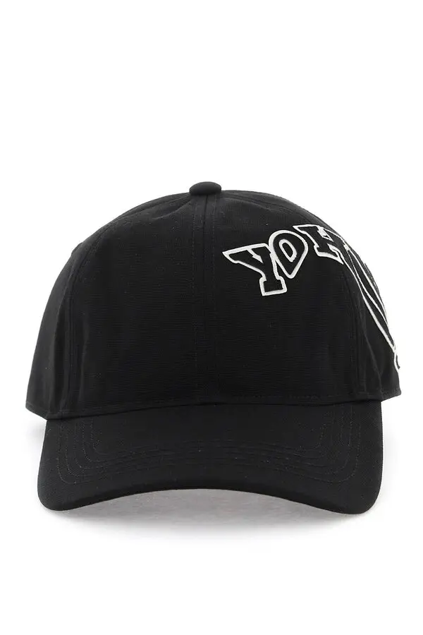 Y 3 Baseball Cap With Morphed Logo Patch