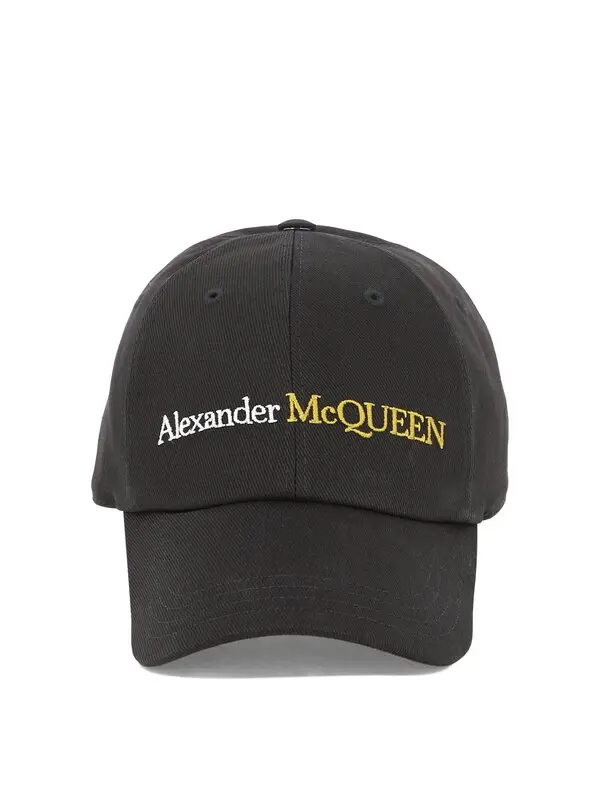 Alexander McQueen Classic Logo Cap - Black