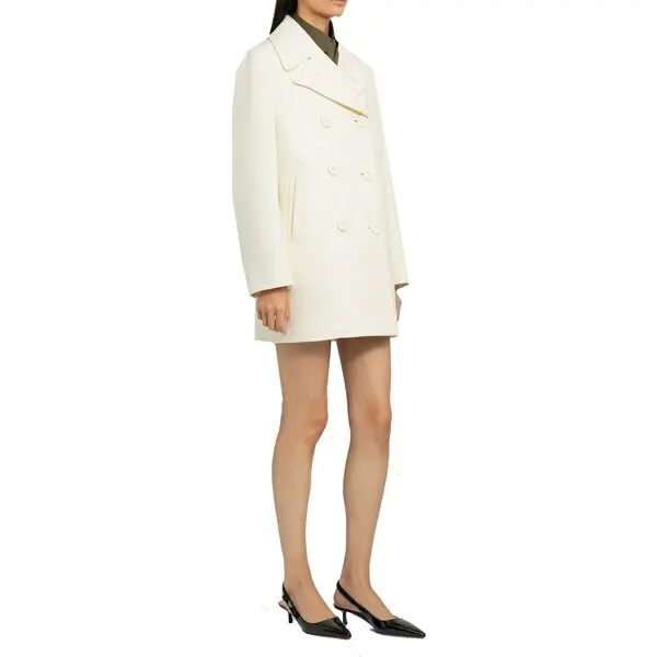 Prada Double-breasted Wool Coat
