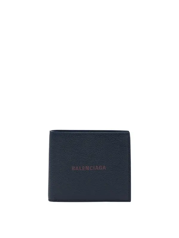 Balenciaga Cash Square Folded Coin' Wallet - Blue