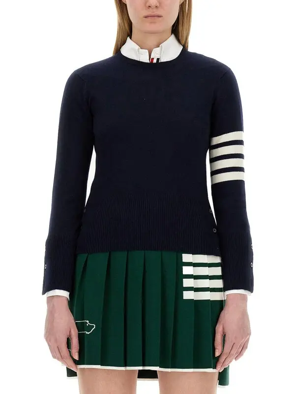 Thom Browne 4-bar Cashmere Shirt