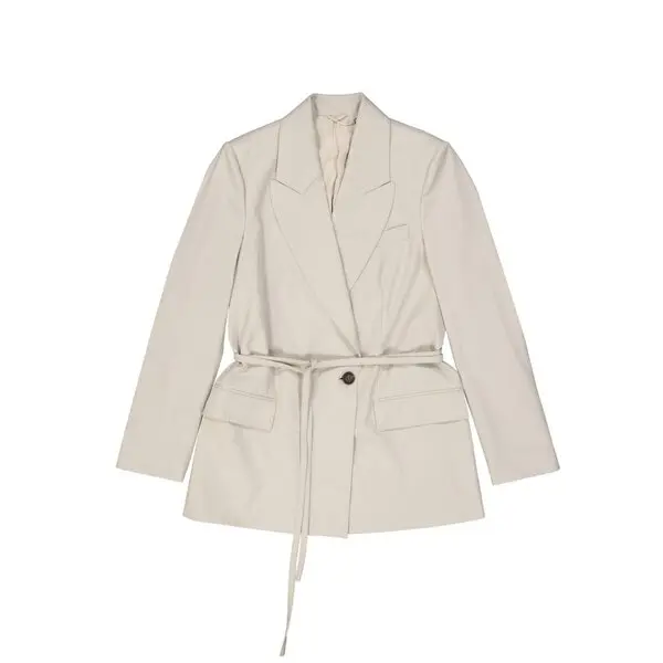 Brunello Cucinelli Wool Belted Jacket