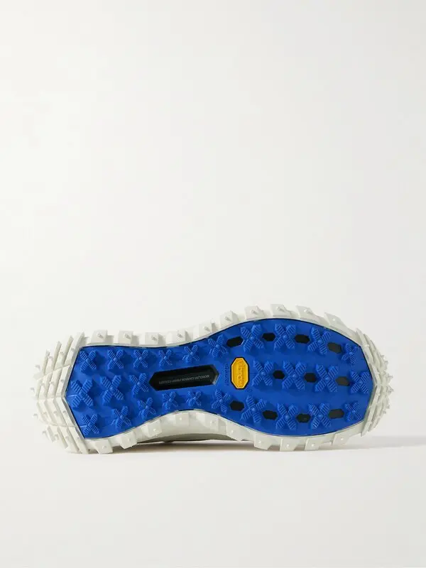 Moncler Trailgrip Gtx Leather-trimmed Sneakers