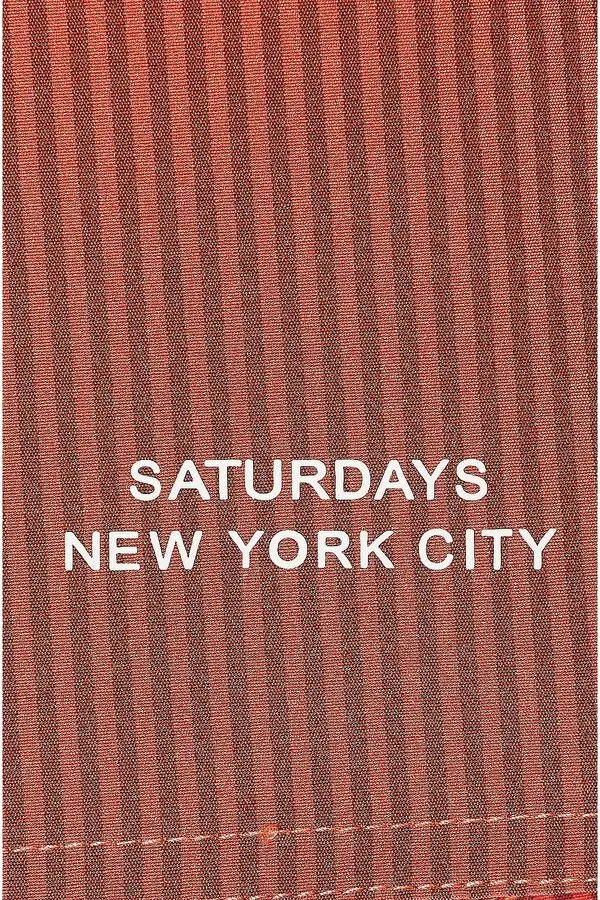 Saturdays Nyc Timothy Seersucker Swim Short In Red