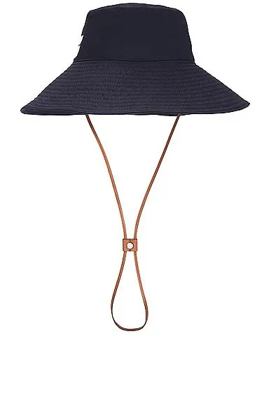 Miu Miu Wide Brim Sun Hat - Blu & Bianco