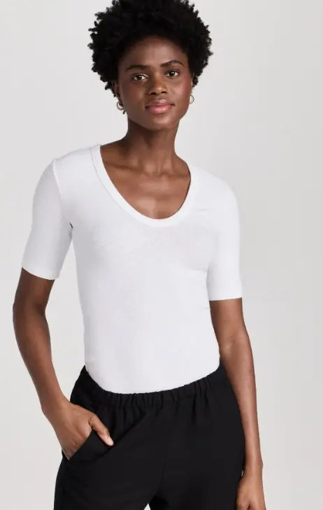 Enza Costa Textured Rib Top