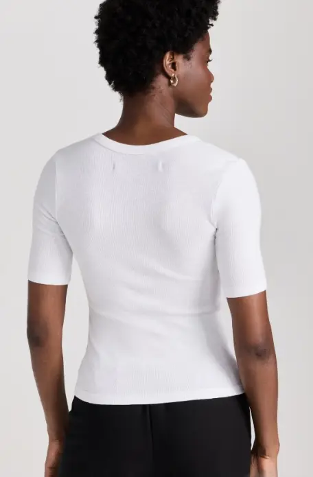 Enza Costa Textured Rib Top