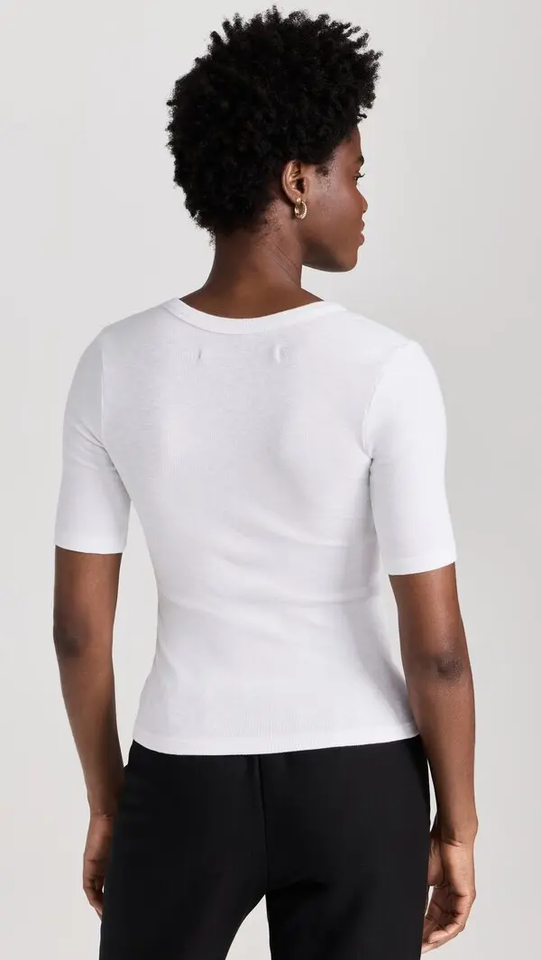 Enza Costa Textured Rib Top