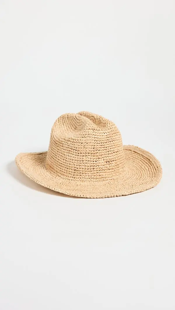 Lack Of Color Raffia Cowboy Hat - Natural