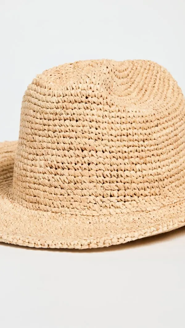 Lack Of Color Raffia Cowboy Hat - Natural