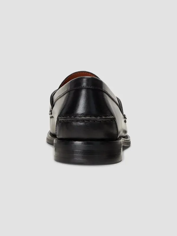 Polo Ralph Lauren Alston Penny Full-grain Loafers - Black