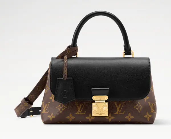 LOUIS VUITTON Madeleine Bb - Monogram Black Coated Canvas