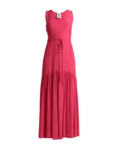 SEMICOUTURE Maxi Trapeze Dress - Pink