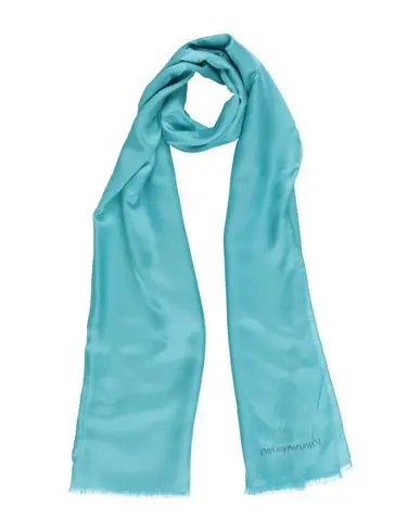 Emporio Armani Scarf Viscose, Silk - Blue
