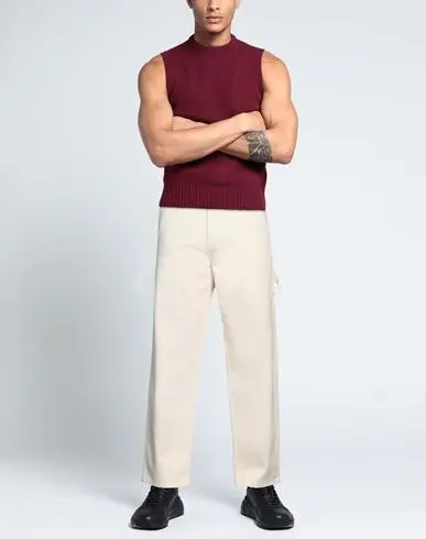 Sandro Straight Leg Gabardine Cargo Pants - White