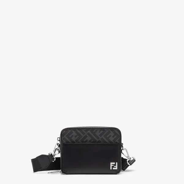 Fendi Squared Ff Camera Case Organizer - Black