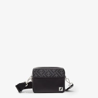 Fendi Squared Ff Camera Case Organizer - Black