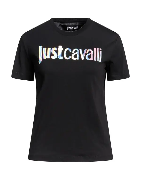 Just Cavalli Logo-print T-shirt - Black