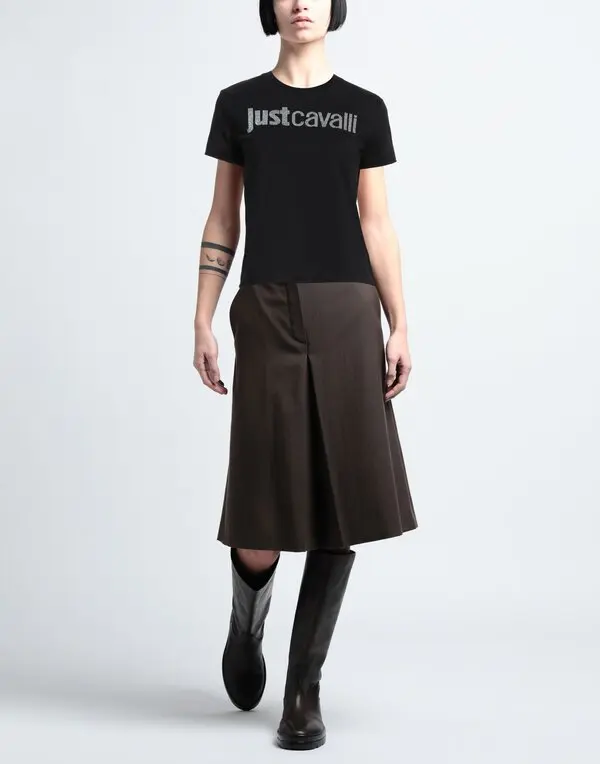 Just Cavalli Logo-print T-shirt - Black