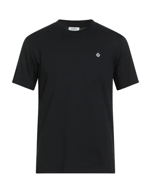 Sandro T-shirt Size Cotton, Polyamide