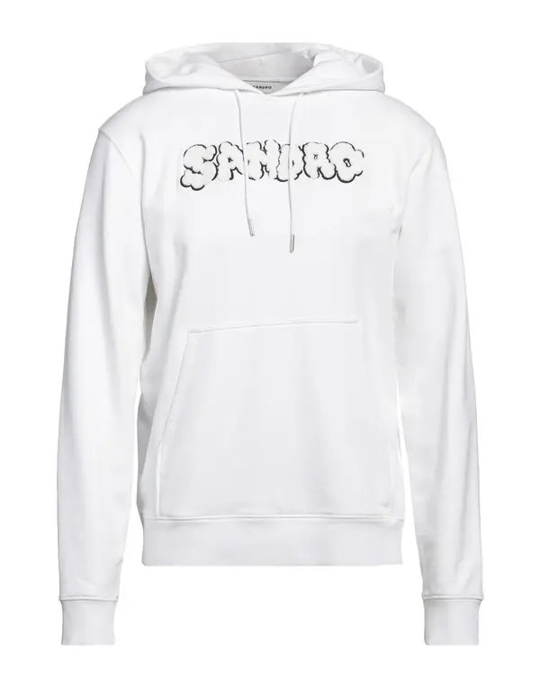 Sandro Cotton-blend Sweatshirt - White