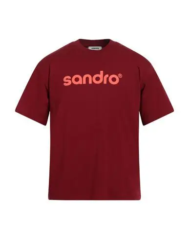 Sandro T-shirt Size Cotton, Elastane