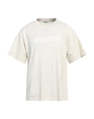 Sandro T-shirt Size Cotton, Elastane - Grey